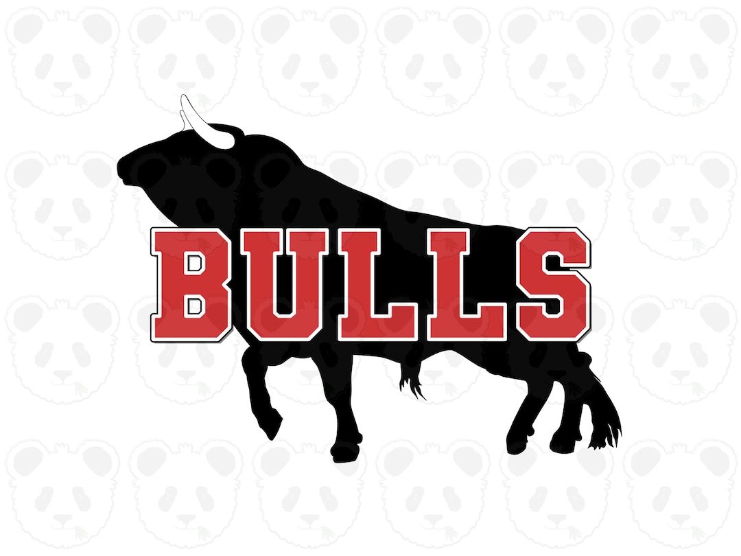 Bulls Team Spirit Clipart: PNG & SVG (digital Download) - Etsy