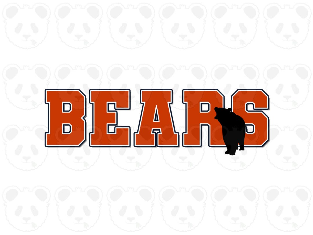 Bear Pride Team Spirit Clipart 3-fer: PNG & SVG (digital Download) - Etsy