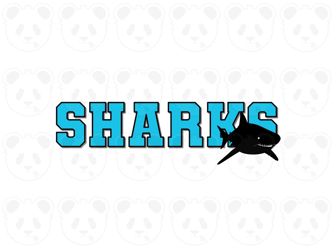Shark Pride Team Spirit Clipart 3-fer: PNG & SVG (digital Download) - Etsy