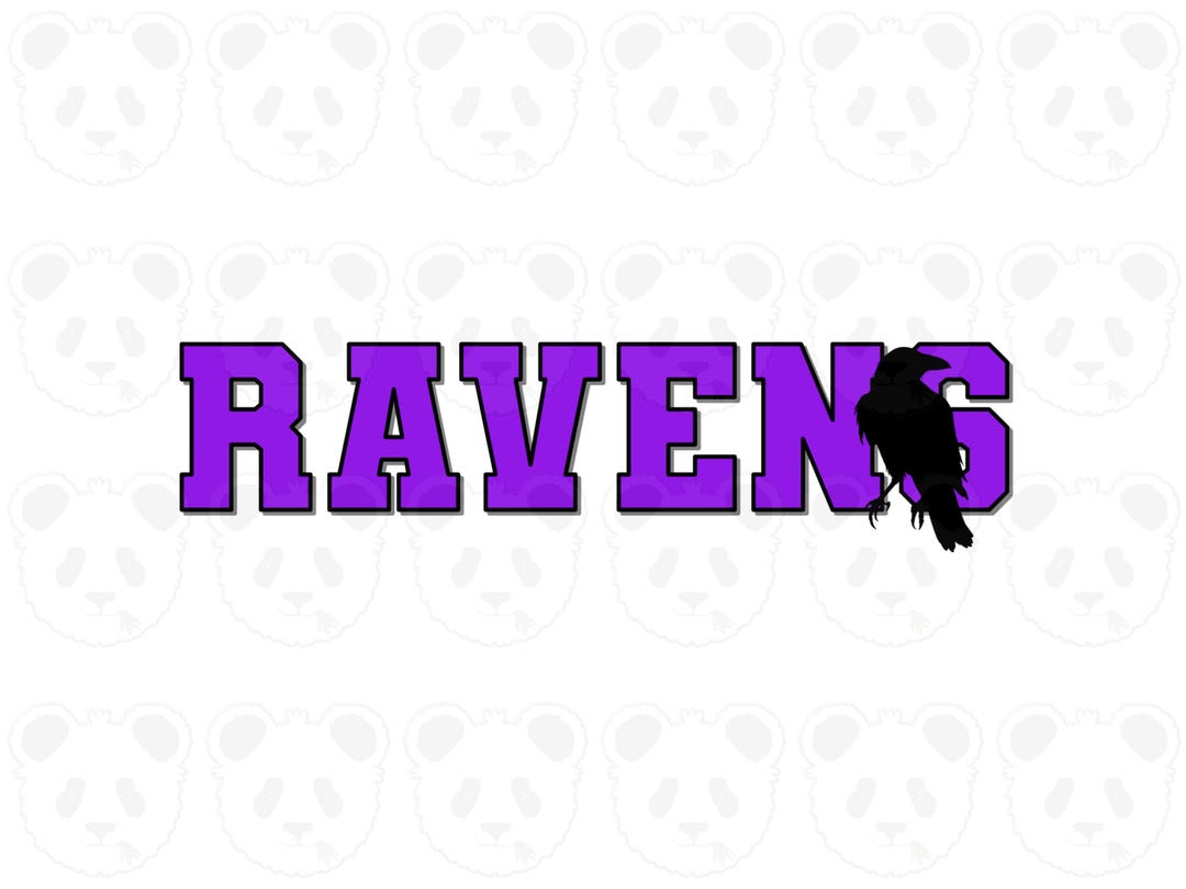 Raven Pride Team Spirit Clipart 3-fer: PNG & SVG (digital Download) - Etsy