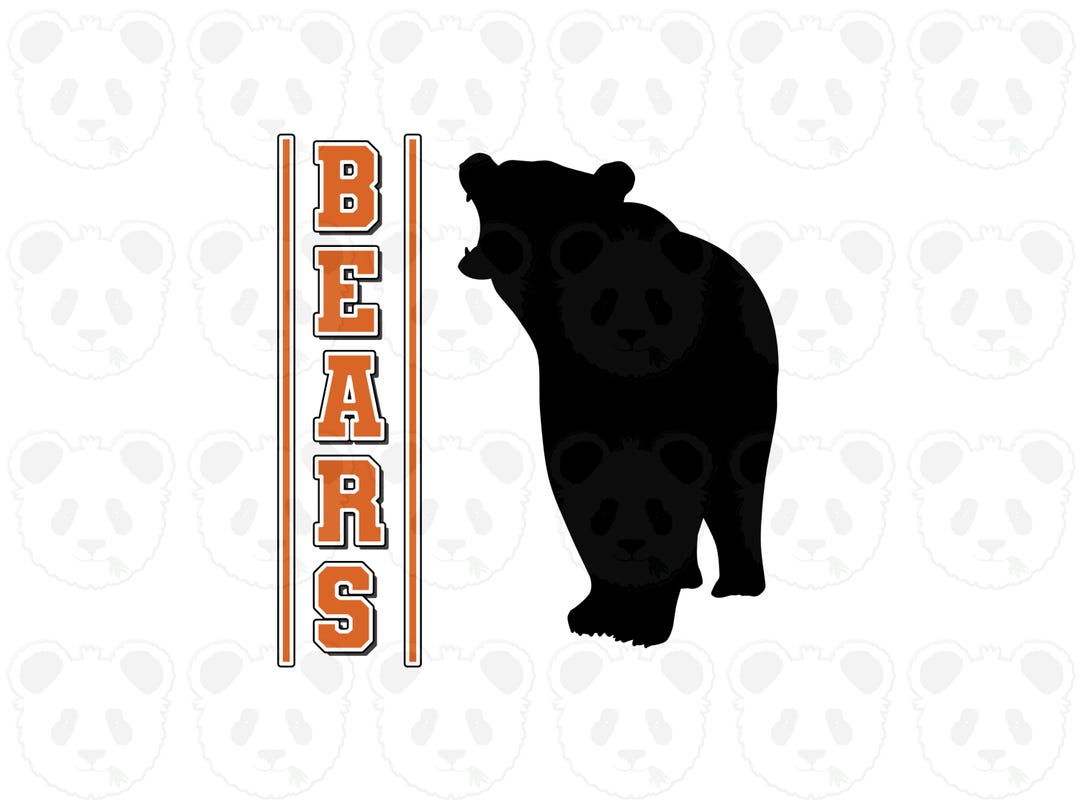 Bears Team Spirit Clipart: PNG & SVG (digital Download) - Etsy