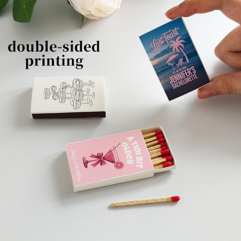 Personalized Logo Matches, Custom Match Boxes & Matchbooks, Bulk Promotional Matches, Wedding or ...