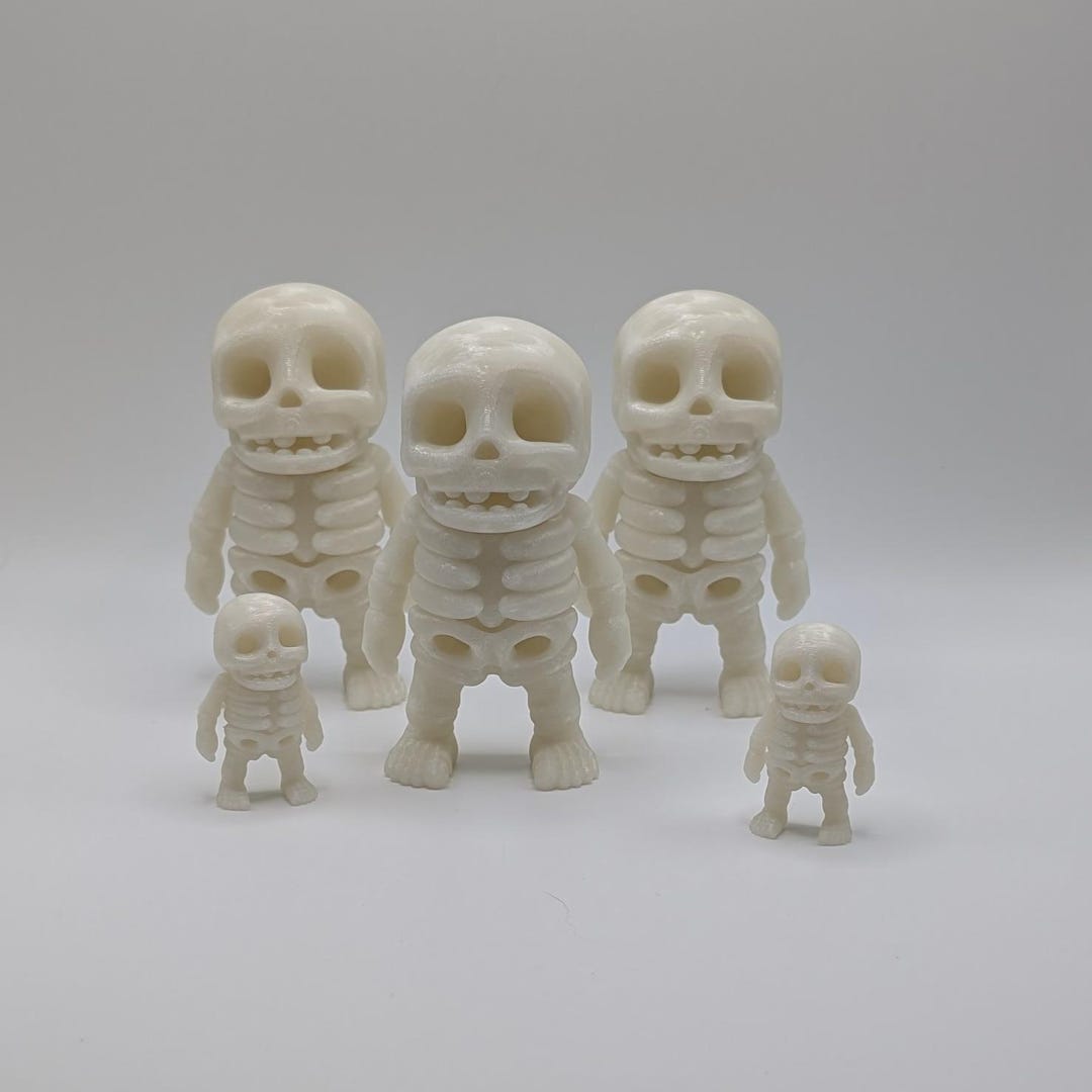 Glow in the Dark Flexi Skeleton | Articulated Fidget Toy | Halloween ...