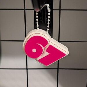 67 Clicker Fidget Keychain | 3D Printed Clicky Button Toy | Sensory ...