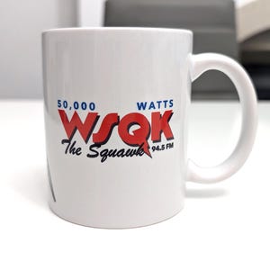WSQK Stranger the Squawk Radio Mug | Dungeons and Dragons | D&D | Nerdy ...