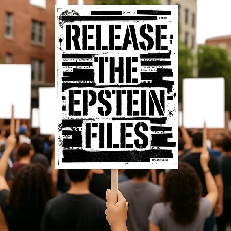 Trump Protest Signs Epstein - Etsy