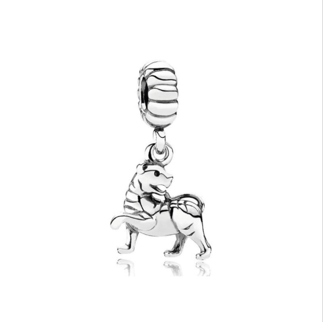 Pandora Silver Charm Buddy Cute Tiger Dangle - Etsy