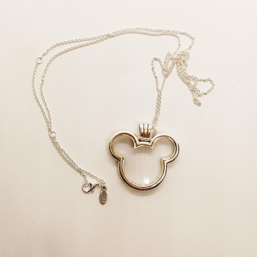 Pandora Medaillon Kette Mickey Mouse Floating Locket - Etsy