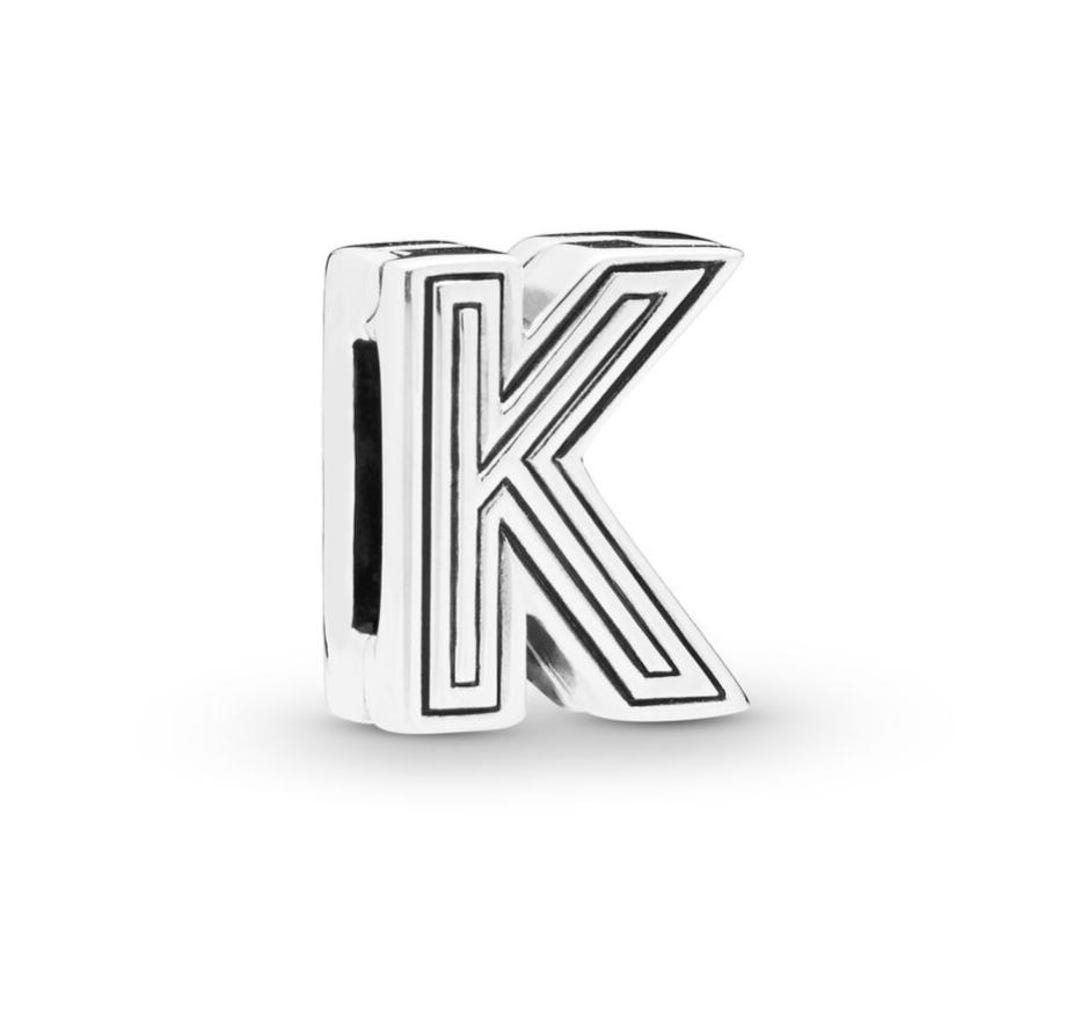 Pandora Alphabet Letter A-z Clip Initial, Symbol Reflexions Charm Ale ...
