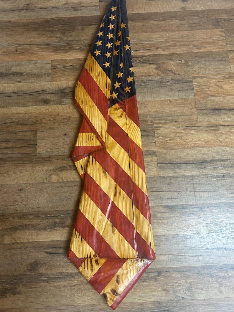 Draped American Flag - Etsy