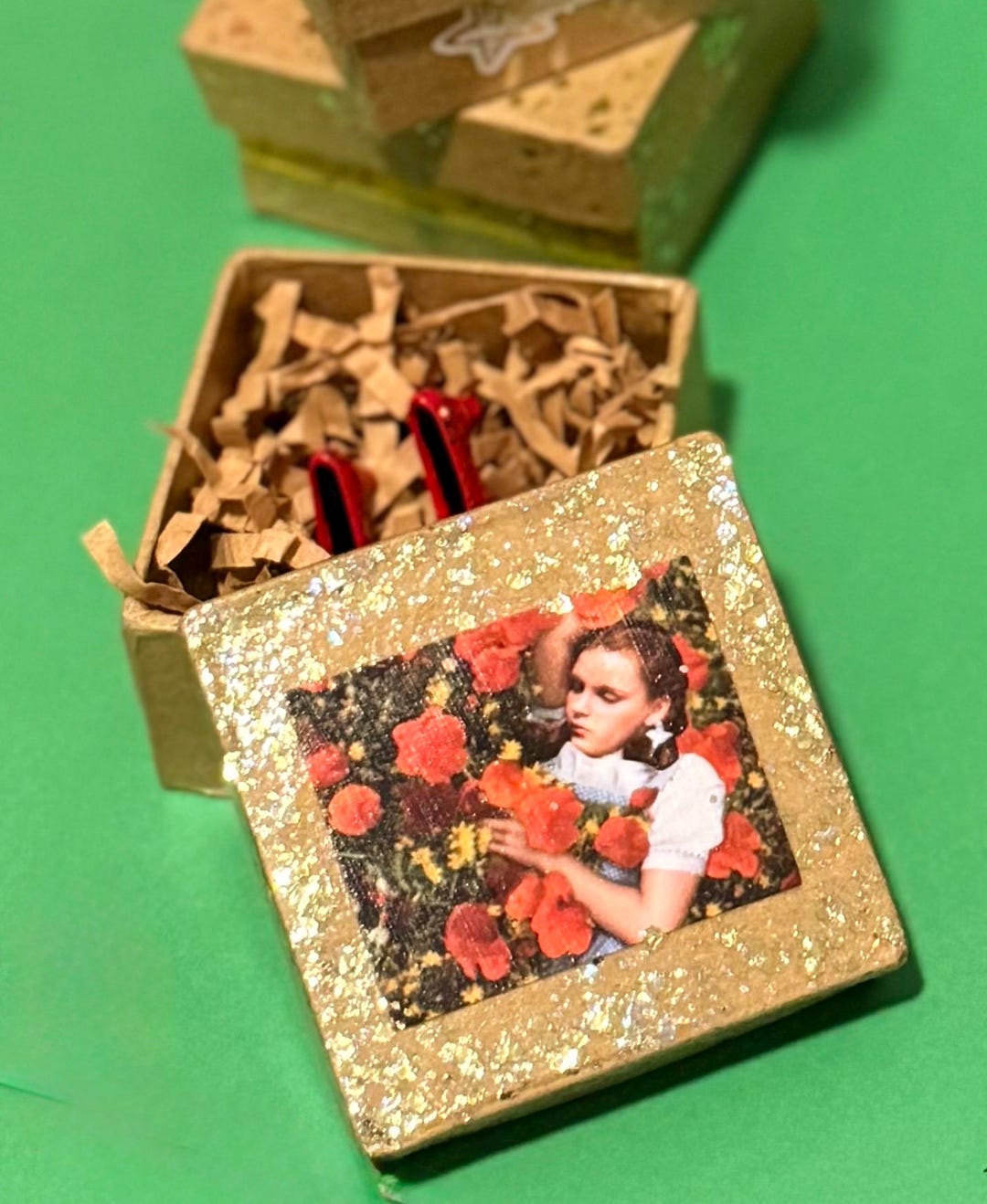 Miniature Wizard of Oz Paper Mache Gift Boxes With Ruby Slippers - Etsy