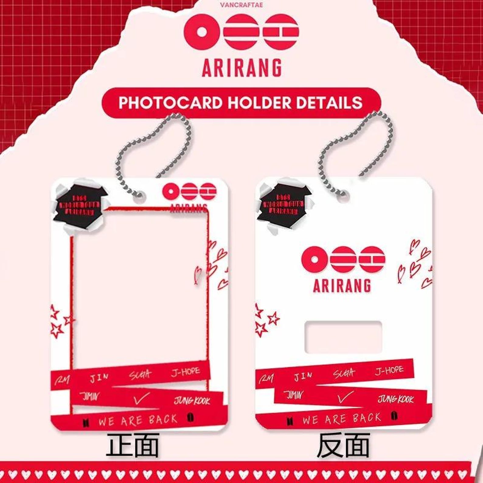 BTS World Tour 2026 ARIRANG 2026 World Tour Idol Theme Keychain Phone ...
