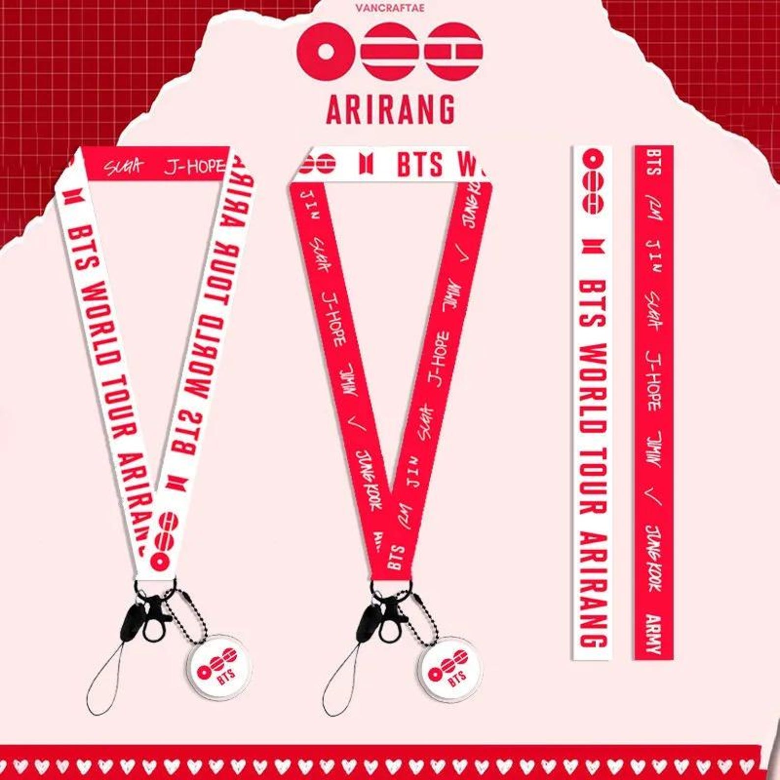 BTS World Tour 2026 ARIRANG 2026 World Tour Idol Theme Keychain Phone ...