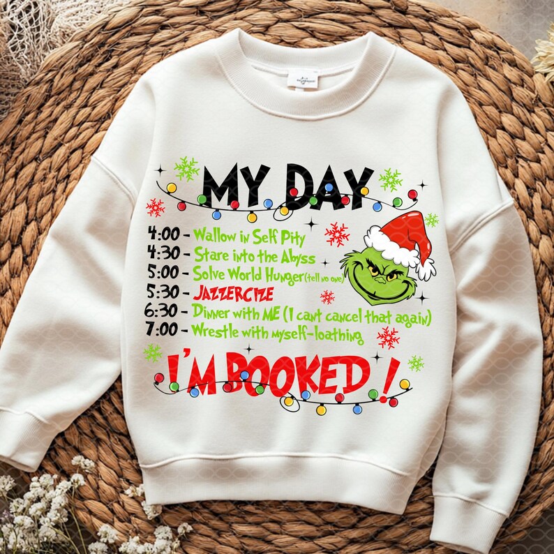 My Day Grinc PNG: Christmas Sublimation Design (digital Download) - Etsy