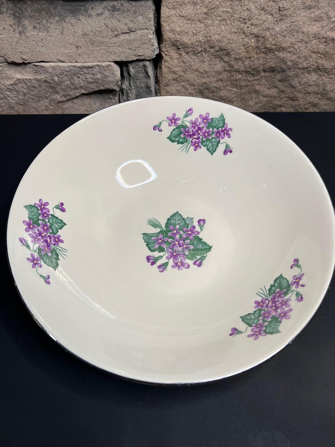Vintage Homer Laughlin Rhythm Bowls | Set of 2 | Violets Pattern | Mid ...