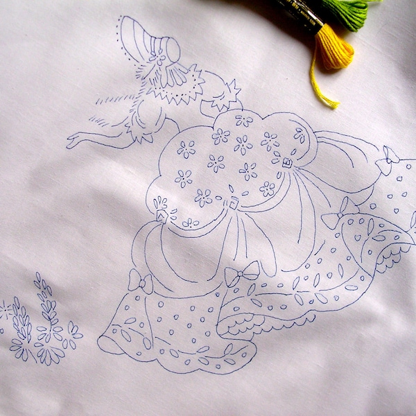 Crinoline Lady Embroidery - Etsy