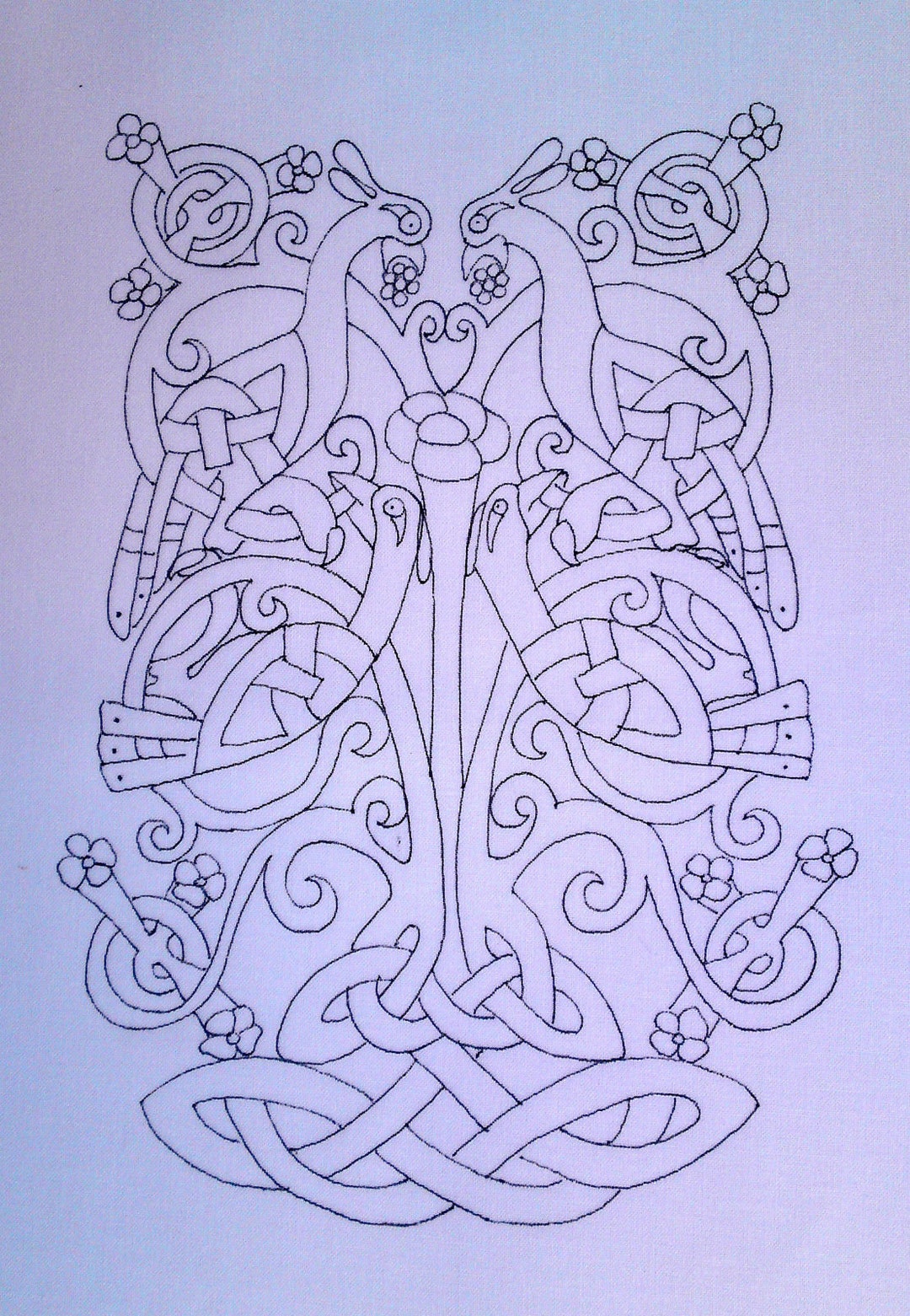 Celtic Embroidery Design, Artwork Ready to Embroider - Etsy