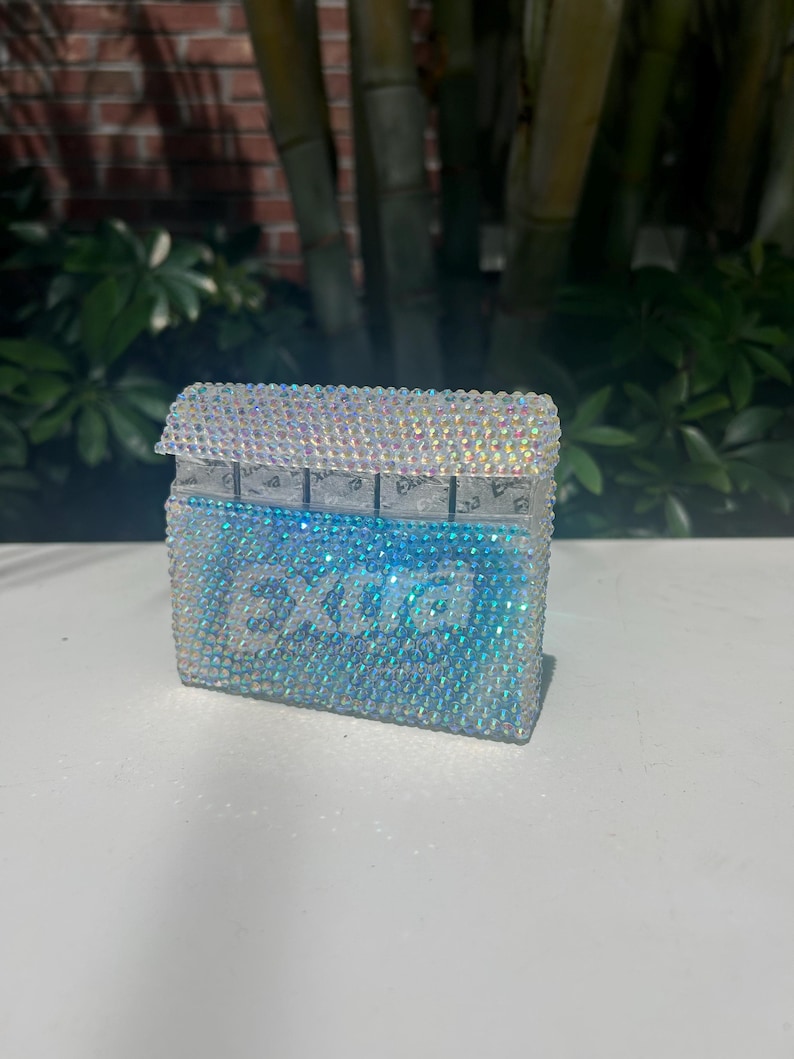 Bedazzled Gum Container | Custom Rhinestone Gum Holder | Sparkly Purse ...