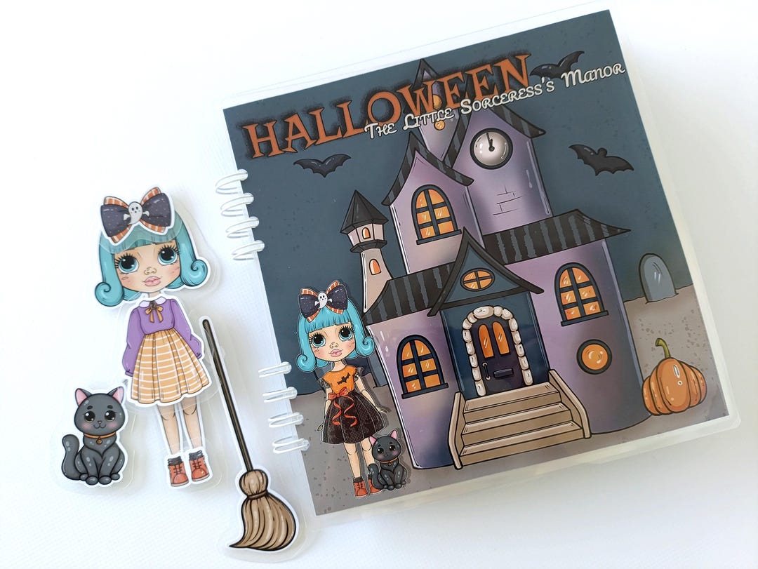 Halloween Busy Book, Montessori Quiet Book 21x21, Toddler Busy Book ...