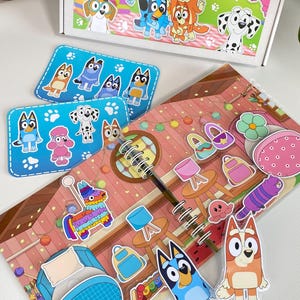 Bluey Busy Book: Interactive Montessori Activity Toy for Toddlers - Etsy