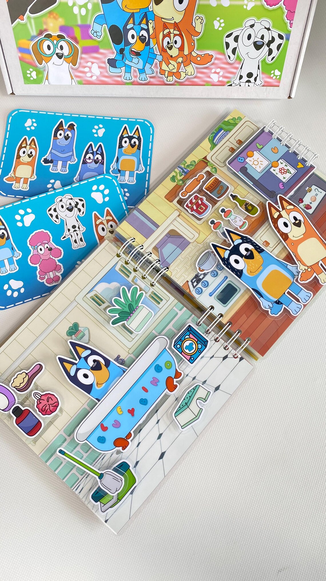 Bluey Busy Book: Interactive Montessori Activity Toy for Toddlers - Etsy