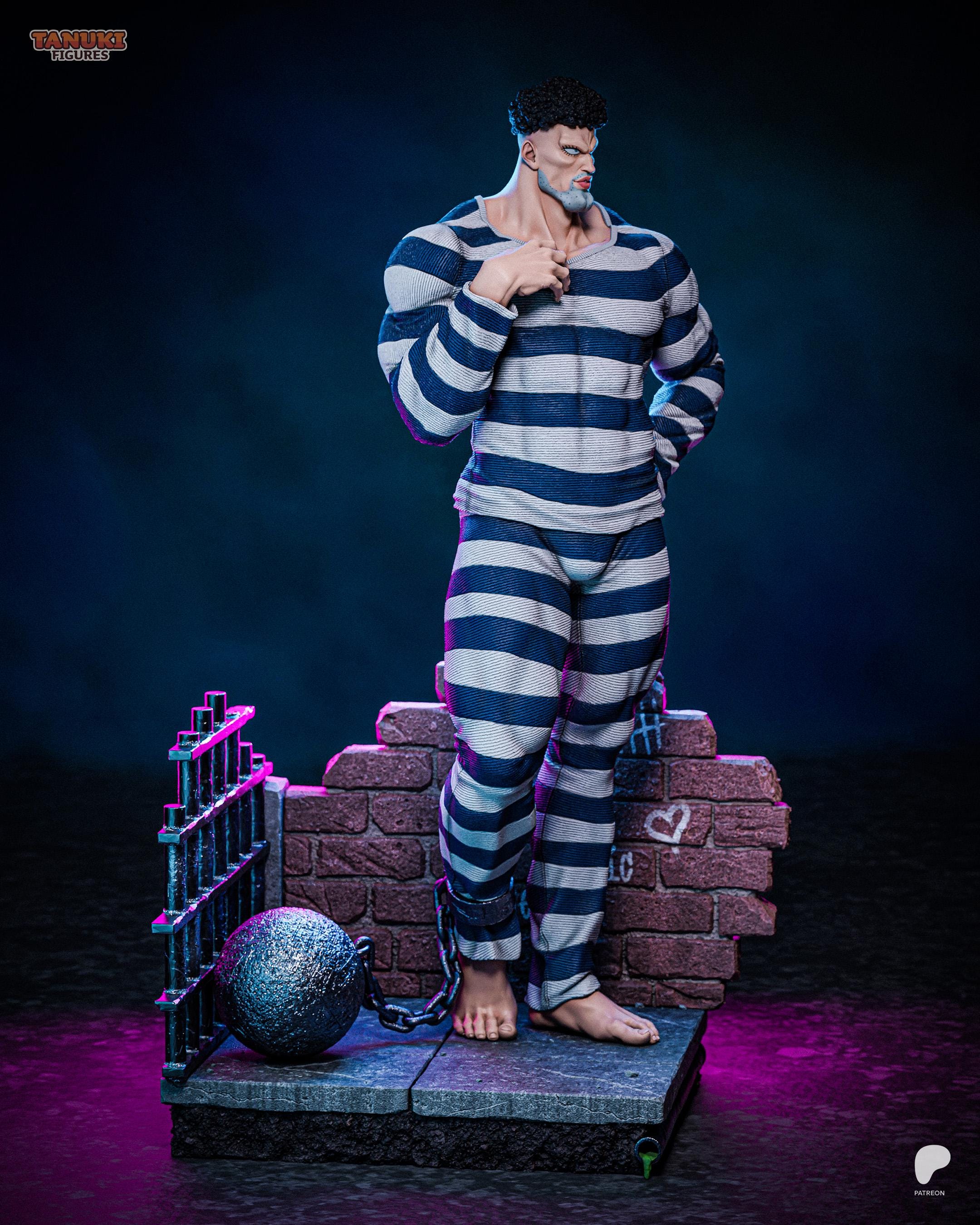 Puri Puri Prisoner Statue | One Punch Man Fan Art ~30cm | S Class Hero ...