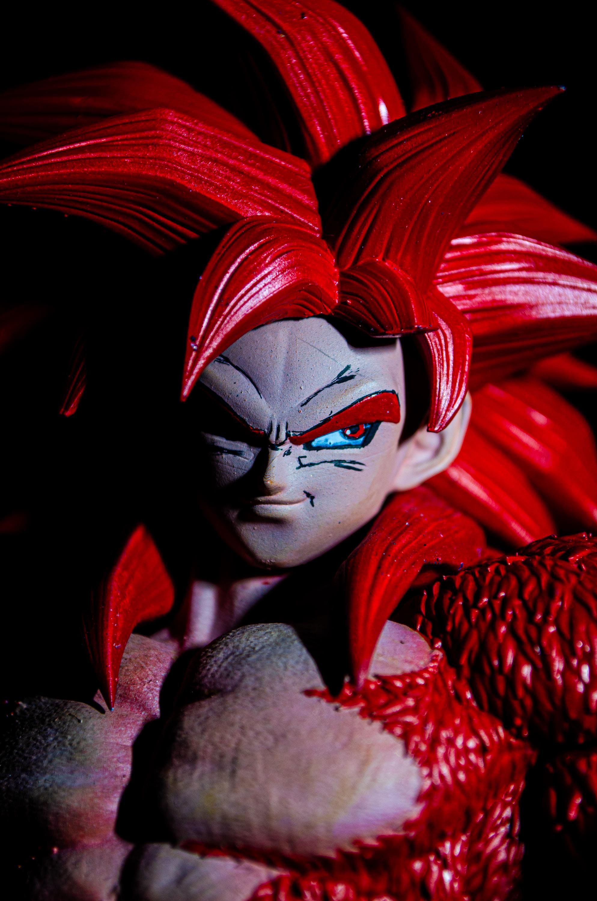 Goku SSJ4 Bust | Dragon Ball GT Fan Art Statue ~20cm | Super Saiyan 4 ...