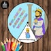 Solomon's Wisdom Wheel: Kids Bible Story Craft (printable) - Etsy