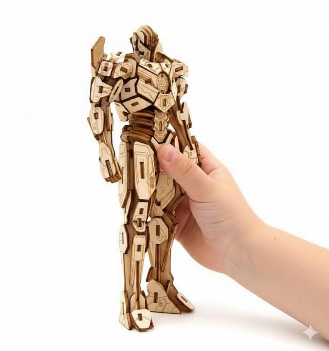Laser Cut 3D Robot Model, Mecha Warrior Puzzle (digital Download) - Etsy