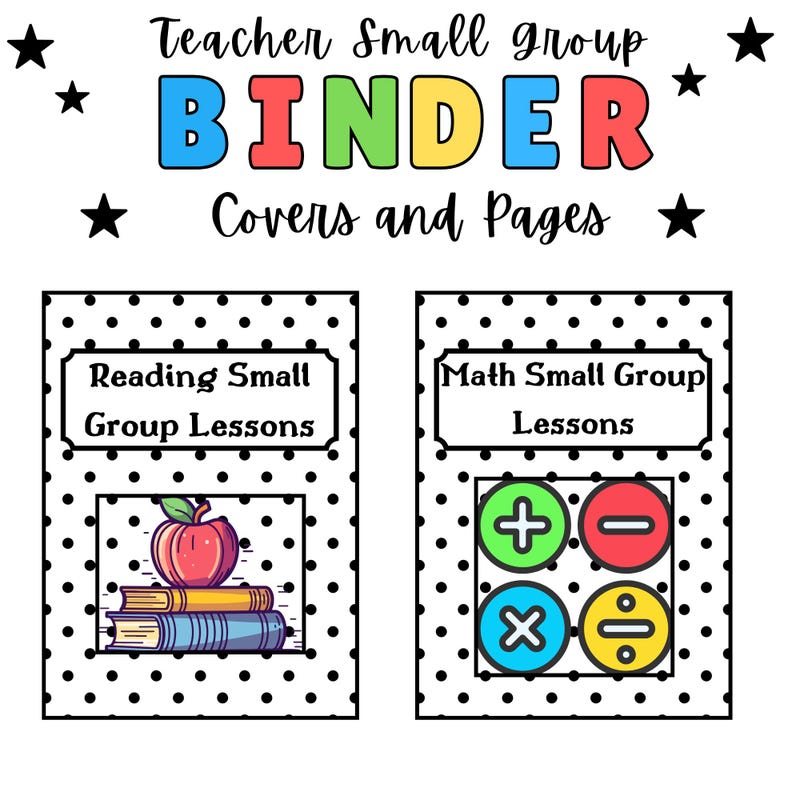 Math Binder Cover Printable - Etsy