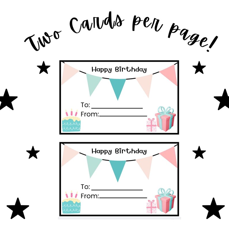 Printable Student Birthday Card | School Student Birthday Card ...