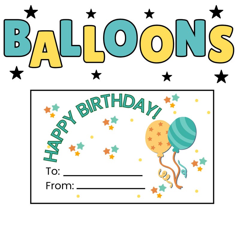Printable Student Birthday Card | School Student Birthday Card ...