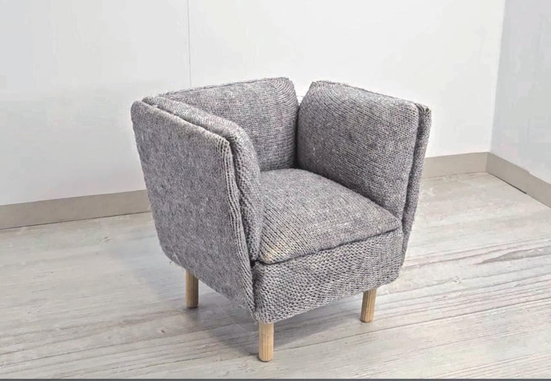 DIY Miniature Armchair Pattern PDF (matches the Viral Sweater Sofa!), 1 ...