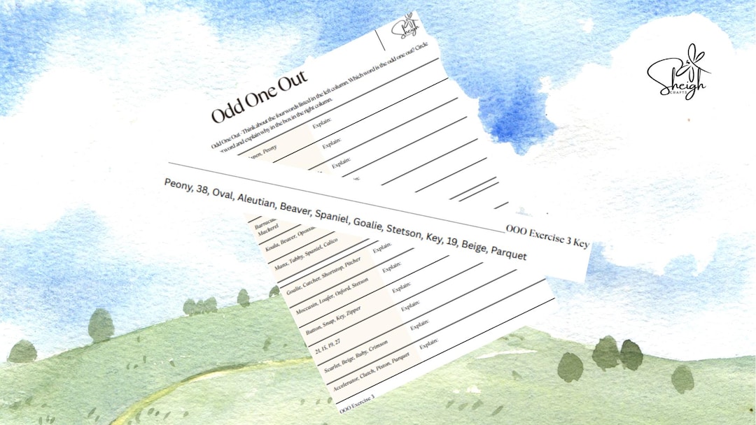 Odd One Out Critical Thinking Game 3.0 - Etsy