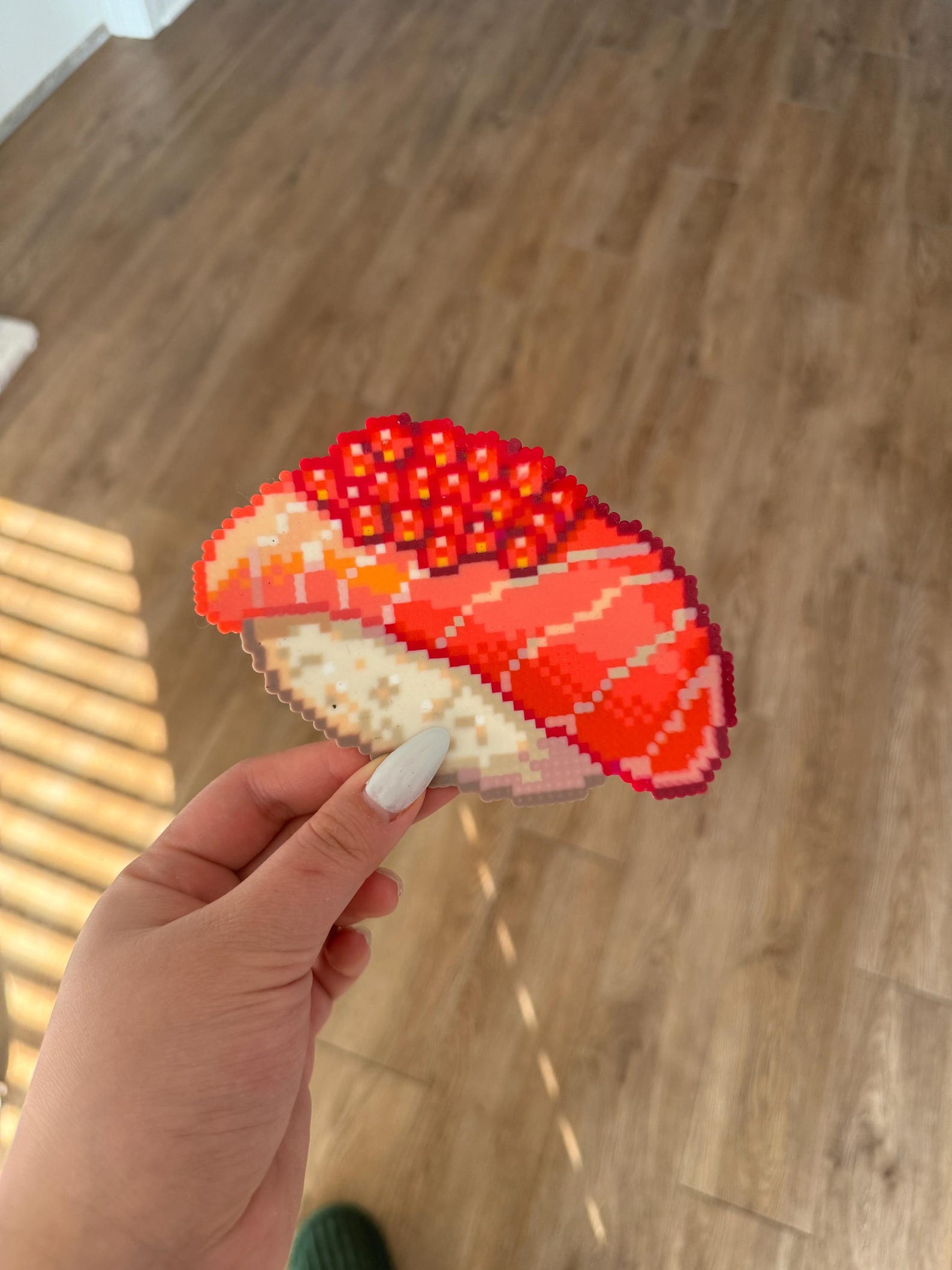 New!! Salmon Nigiri Sushi (perler Bead Art Omakase Series) - Etsy