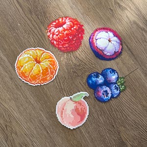Tangerine (perler Bead Art Fruit Series) - Etsy