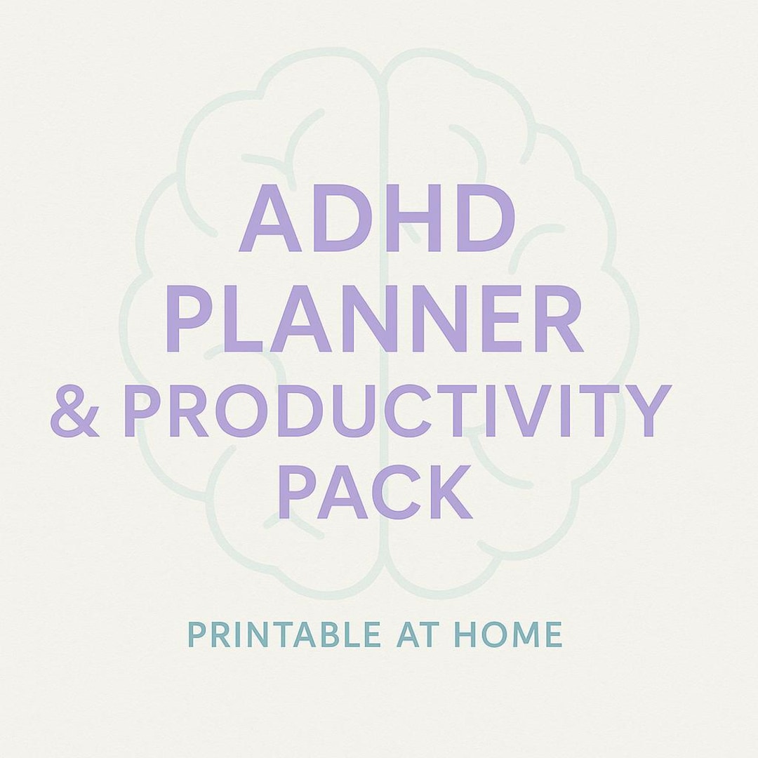 ADHD / Executive Function / Productivity Planner Toolkit – 9 Pages ...