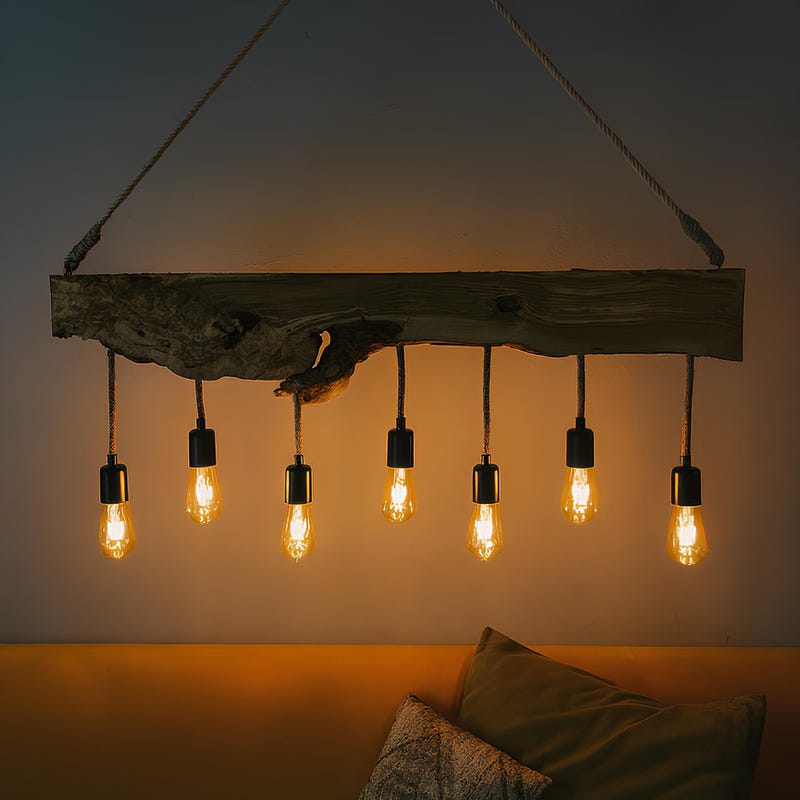 Vintage Rope Chandelier - Etsy UK