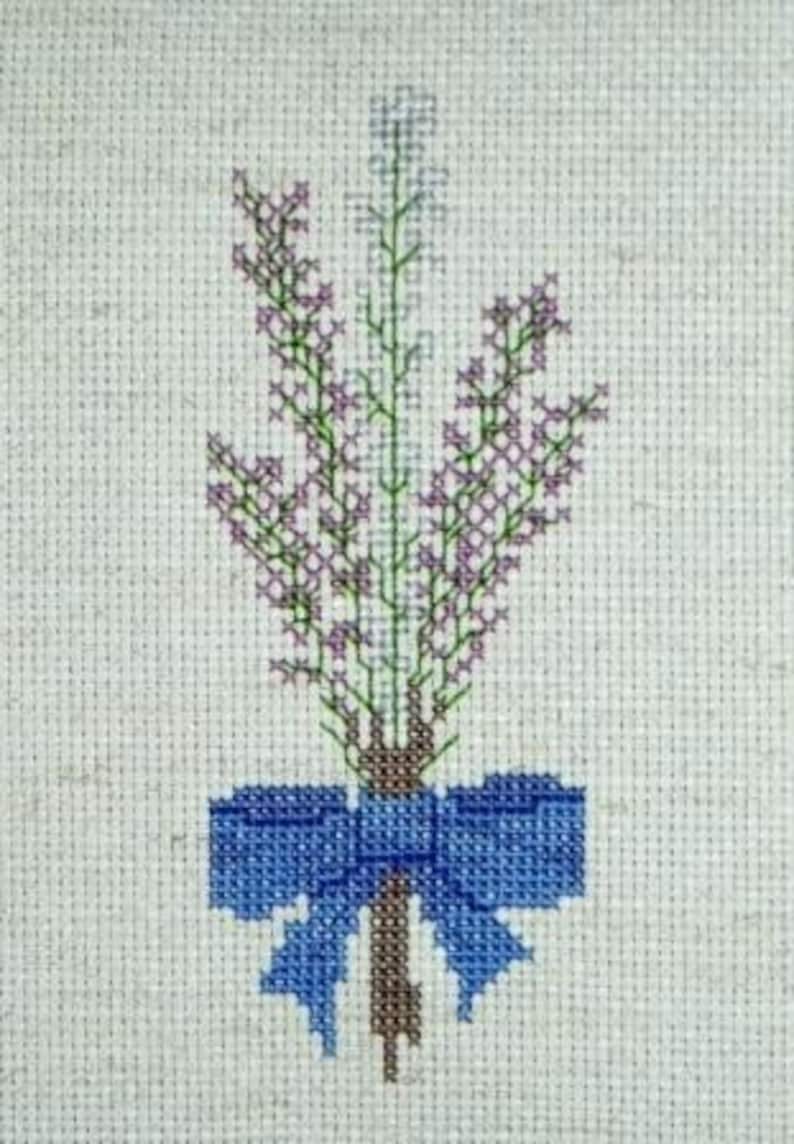 Heather Bouquet Cross Stitch Pattern - Etsy