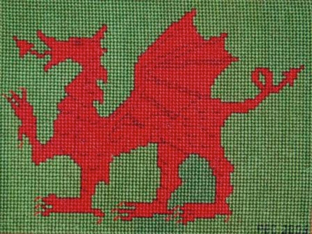 Welsh Dragon Cross Stitch Pattern - Etsy