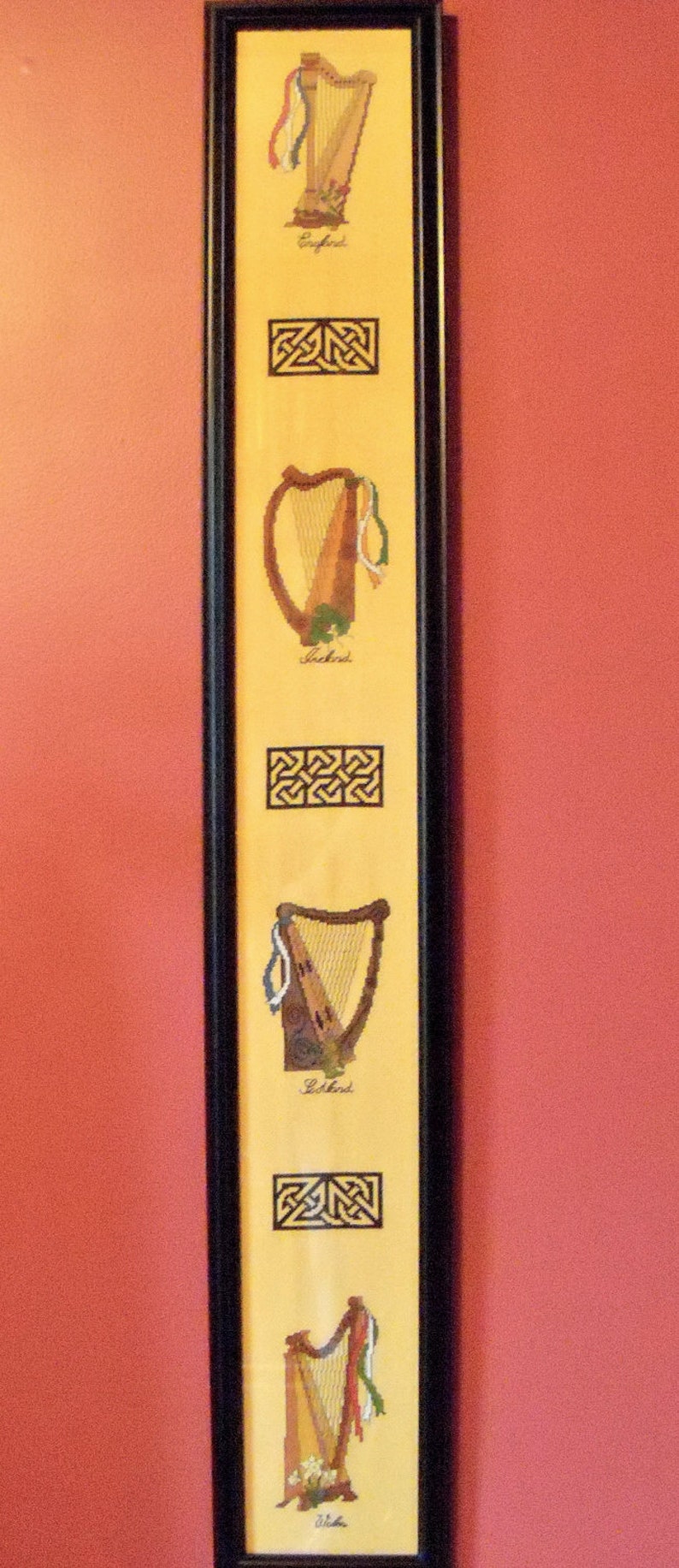 Harps of the British Isles Cross Stitch Pattern Set - Etsy