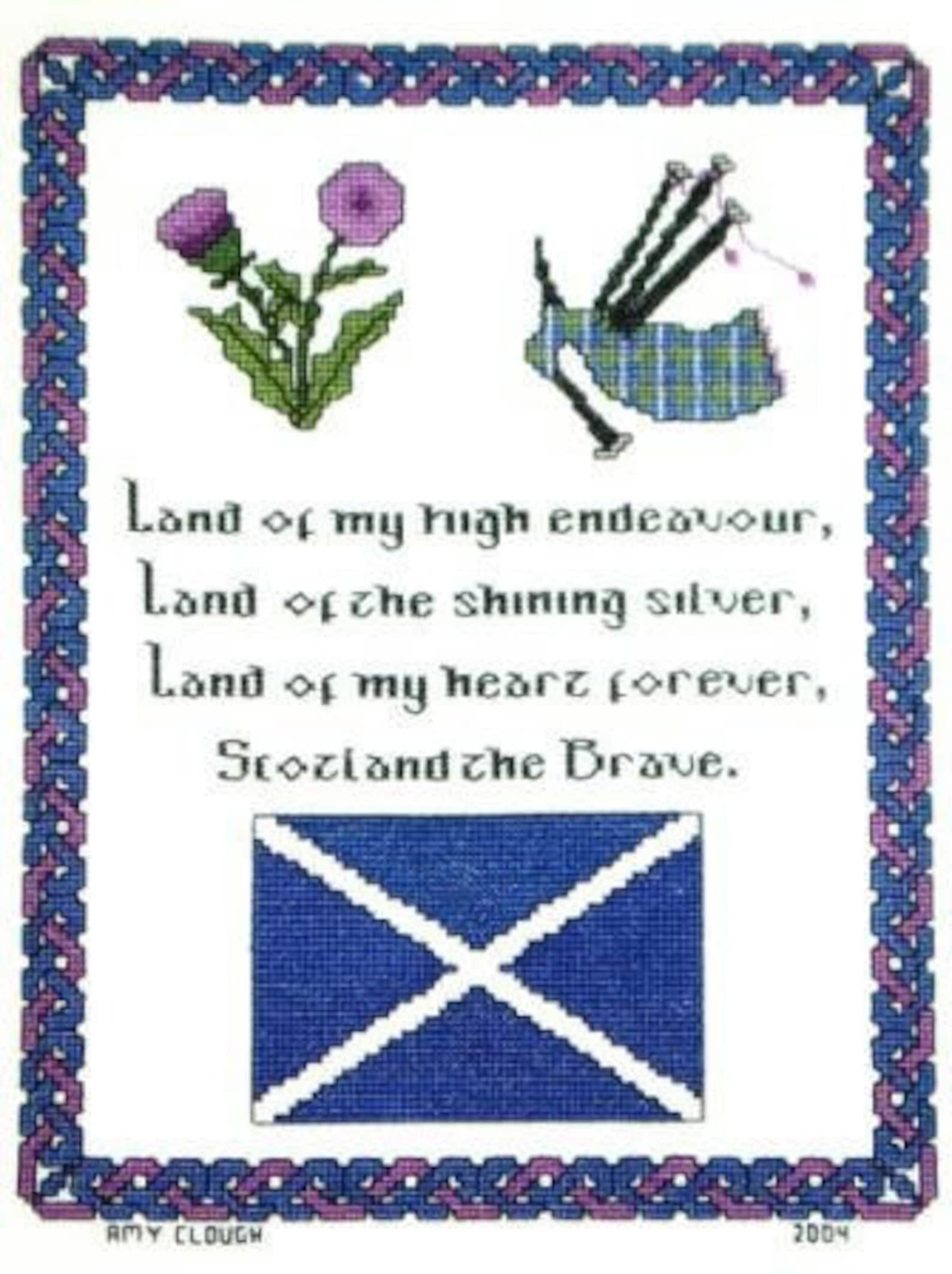 Scotland the Brave Cross Stitch Pattern - Etsy UK