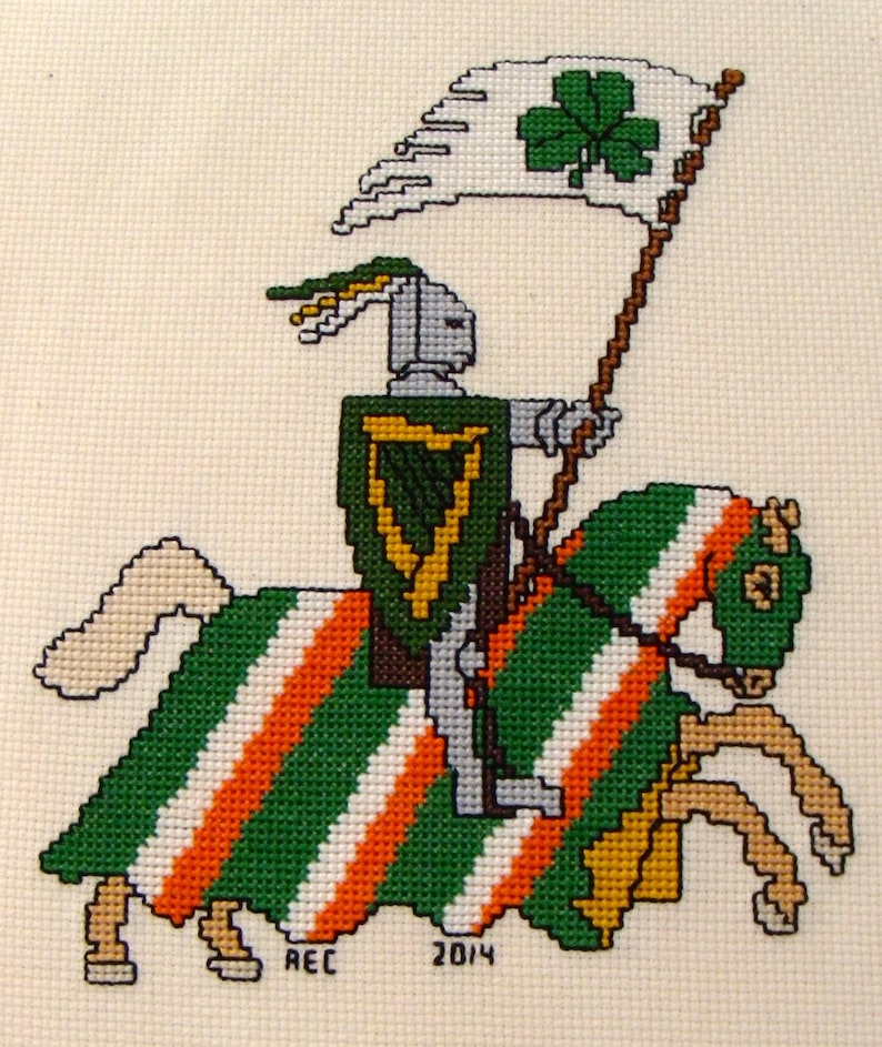 British Knights Cross Stitch Pattern Set - Etsy