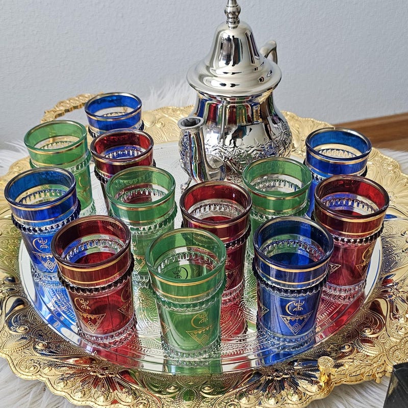 Moroccan Tea Set - Etsy