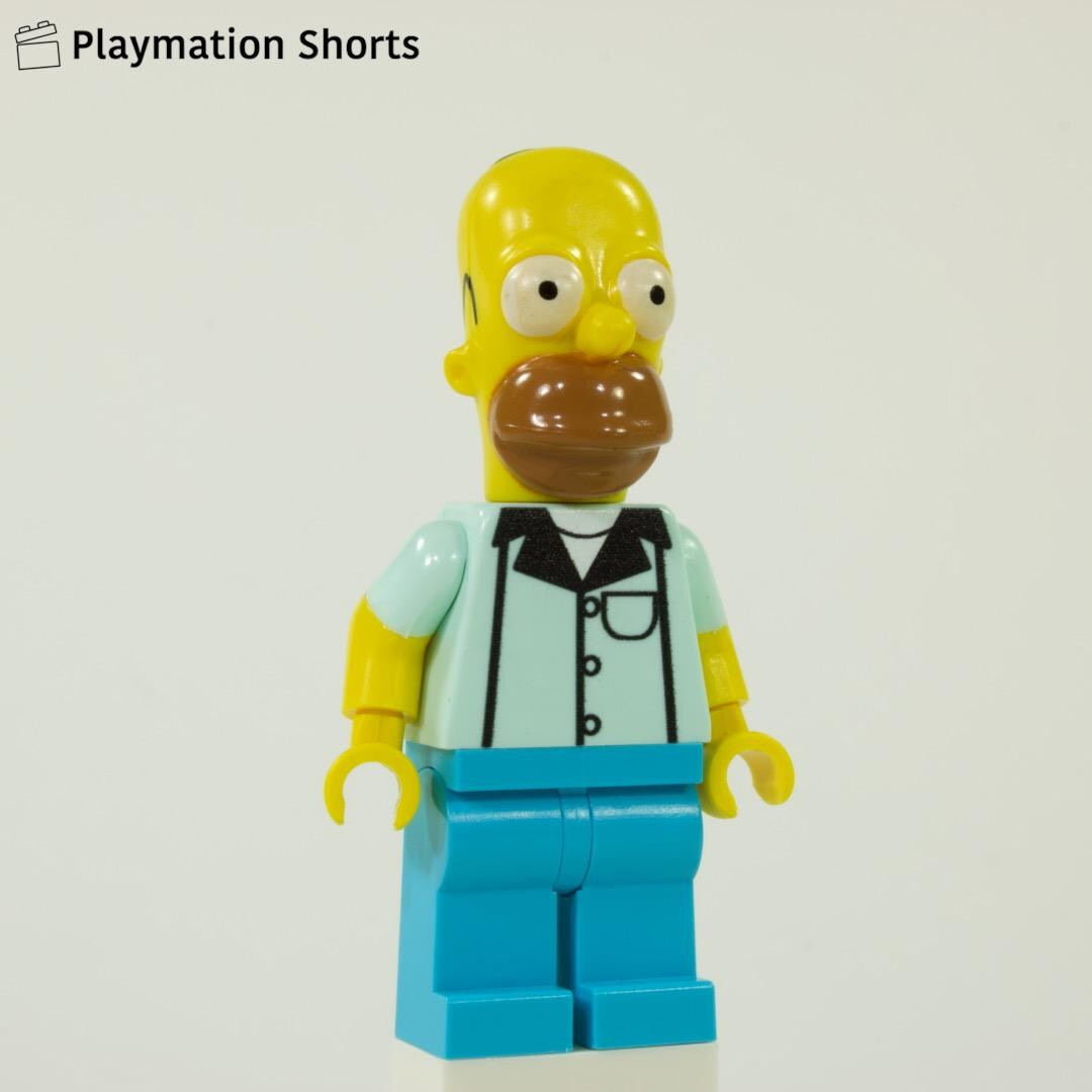 Custom Lego Simpsons Pin Pals Homer Mini Figure - Etsy Canada