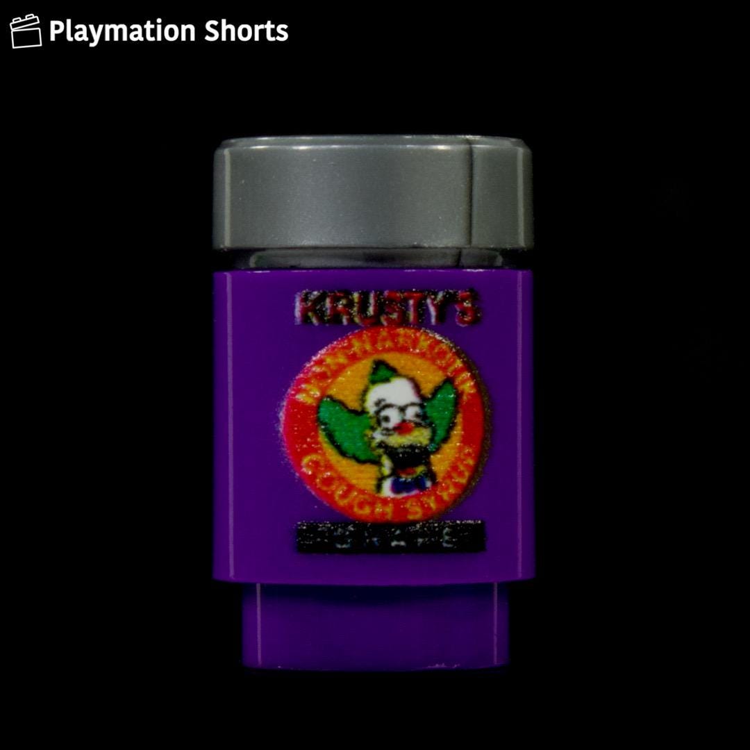 Lego Krusty Cough Syrup Custom UV Printed (secret Ingredient to the ...