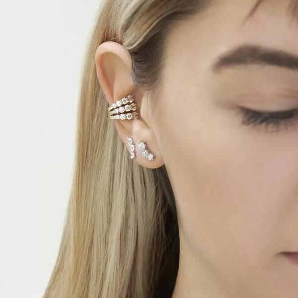 Curved Ear Cuff - Etsy