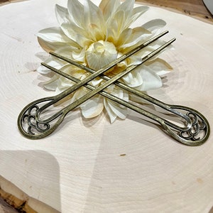 Horseshoe Hair Pin Hair Bun Holder Hair Fork Accessory - Etsy