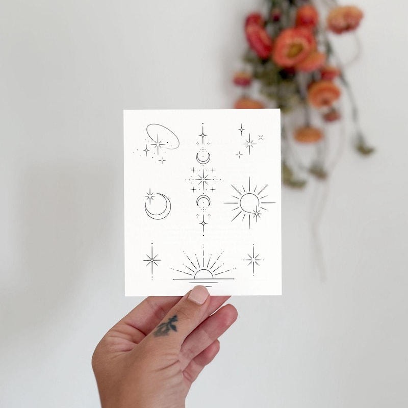 Moon Henna Etsy 3205