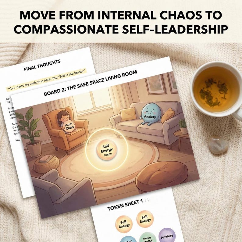 IFS Parts Work Mapping Kit | Visual Internal Family Systems Printable ...